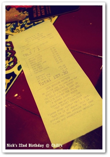 Just Mei: Nickson’s Early 22nd Birthday Celebration =)